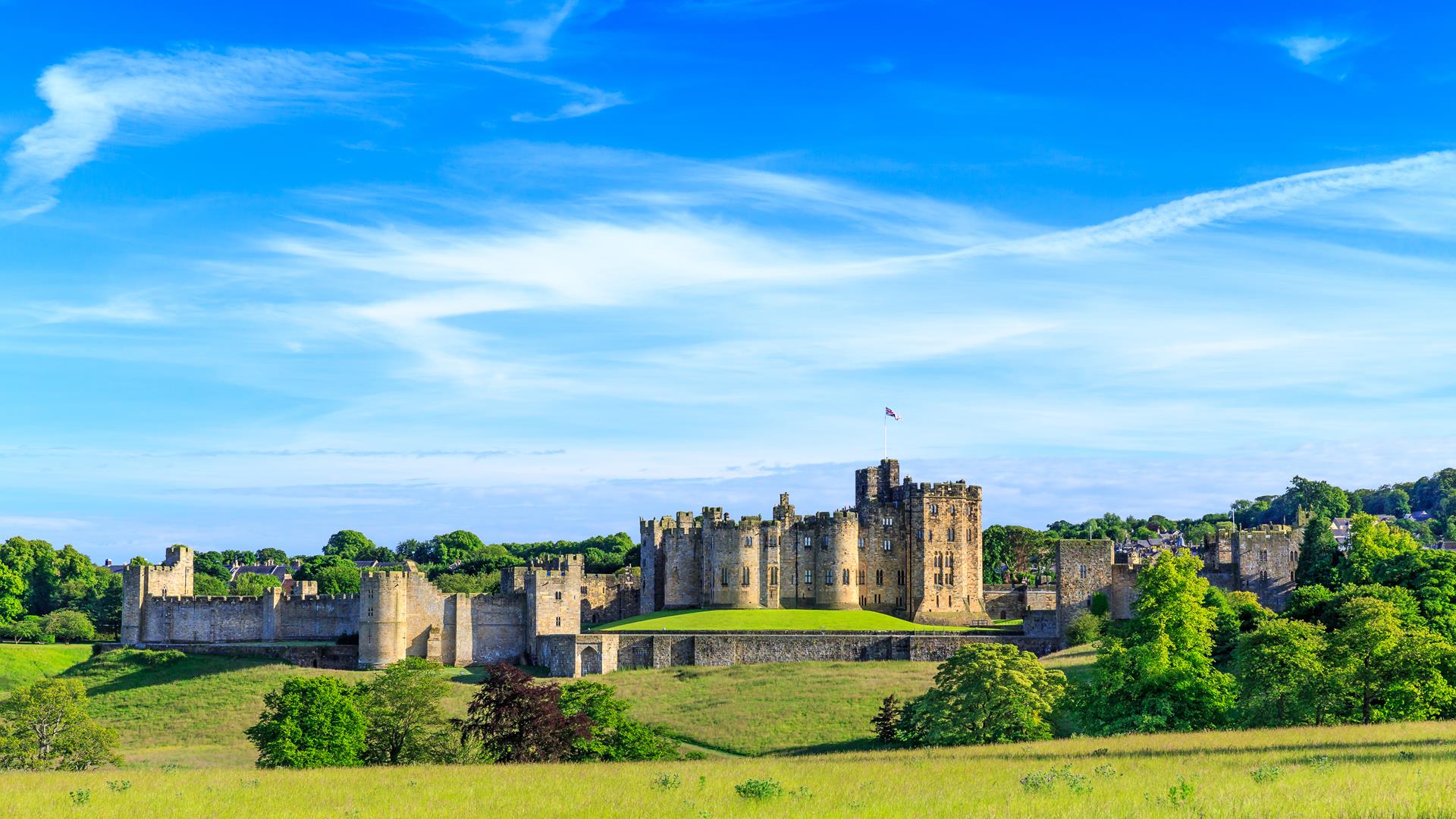 Kingdom of Northumbria including Alnwick Castle and Holy Island